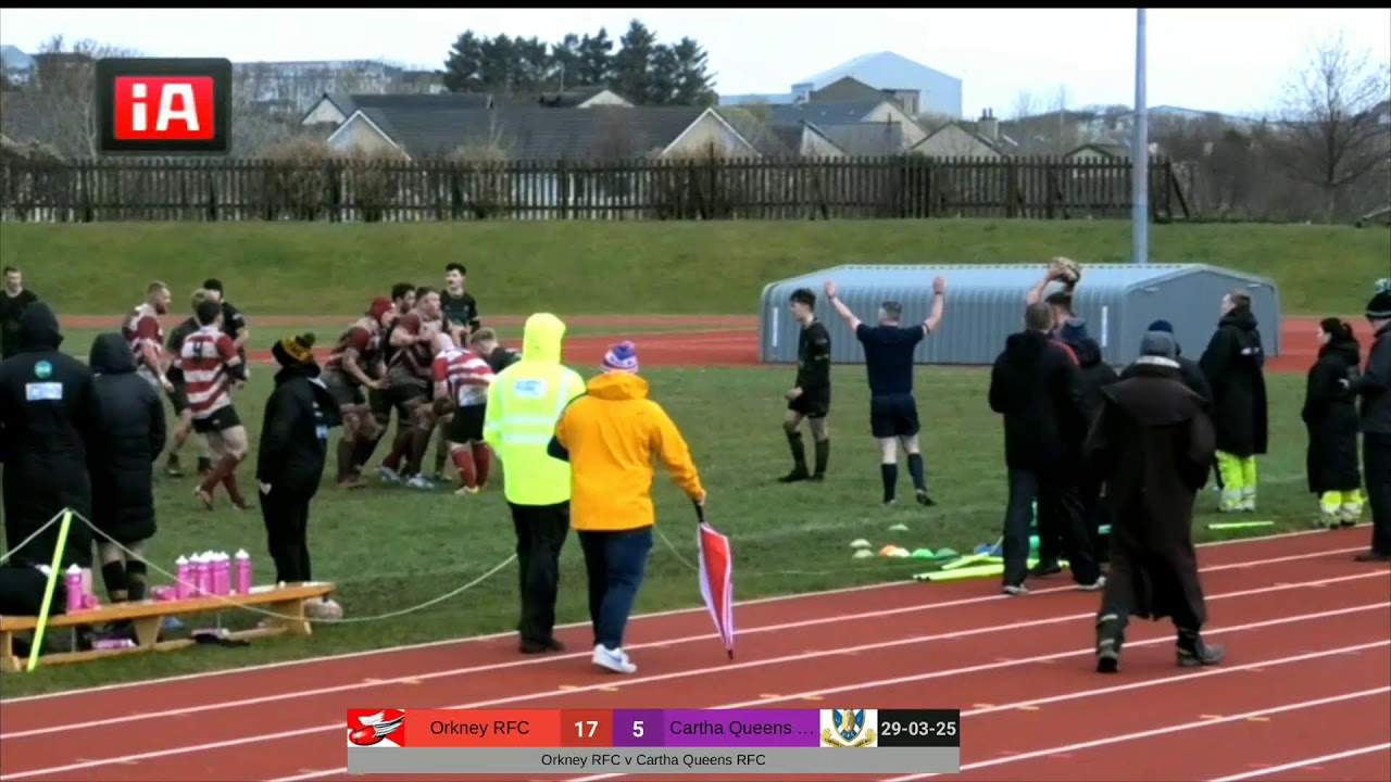 Orkney RFC v Cartha Queens RFC - YouTube