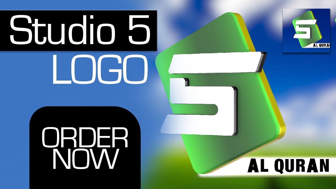 Studio 5 3D Logo || Order Now 0322-4877479 - YouTube