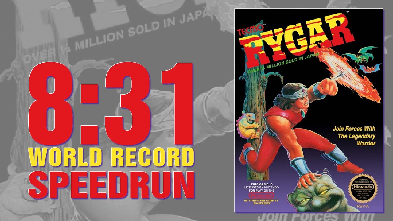 Rygar Any% Damageless World Record - YouTube