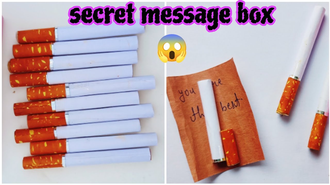 DIY PAPER GIFTS | secret message box making | paper craft | paper ...