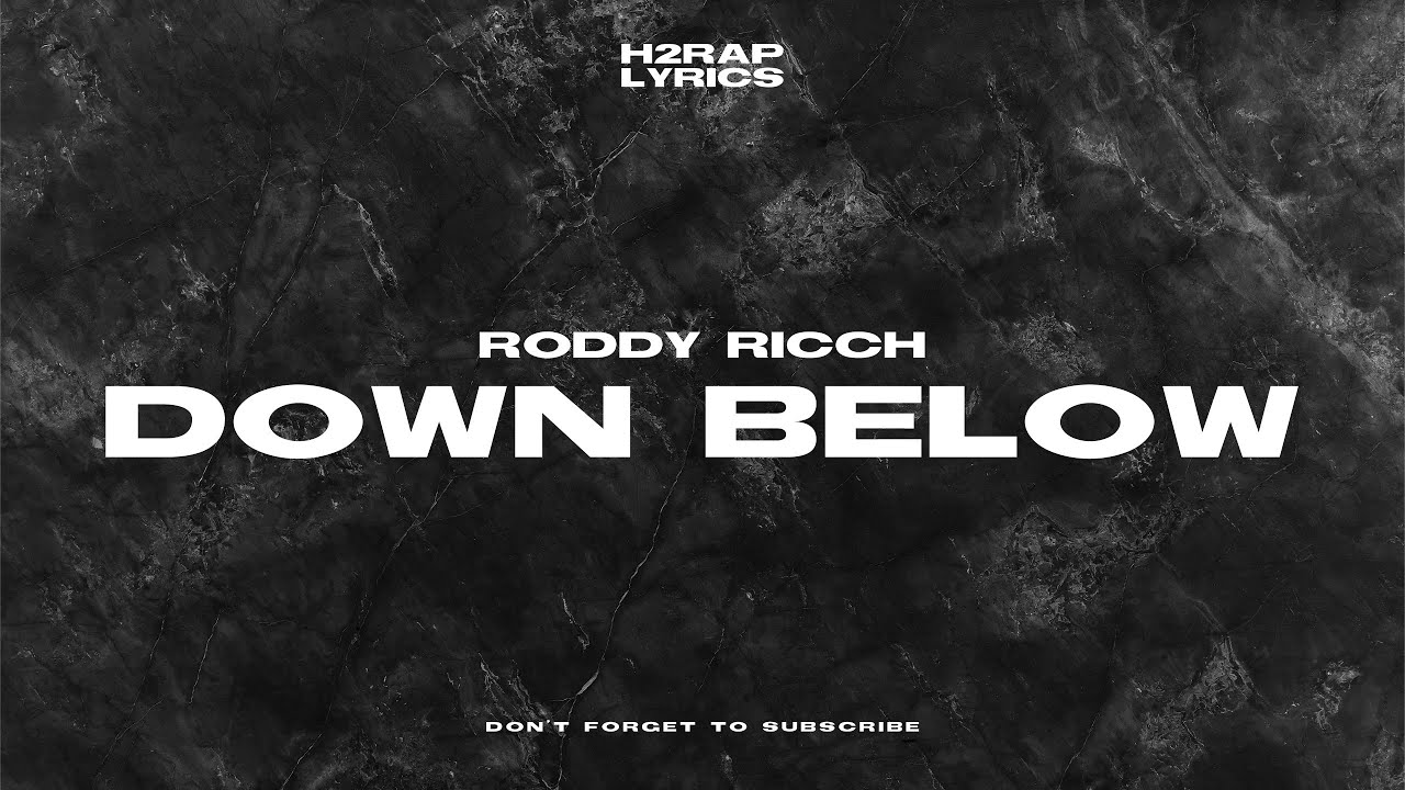 Roddy Ricch - Down Below (Lyric Video) - YouTube