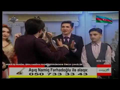 Asiq Orxan Qazaxlı  - Qırmızı donlu qız    Lider tv də Novruz Şənliyi  0513215943