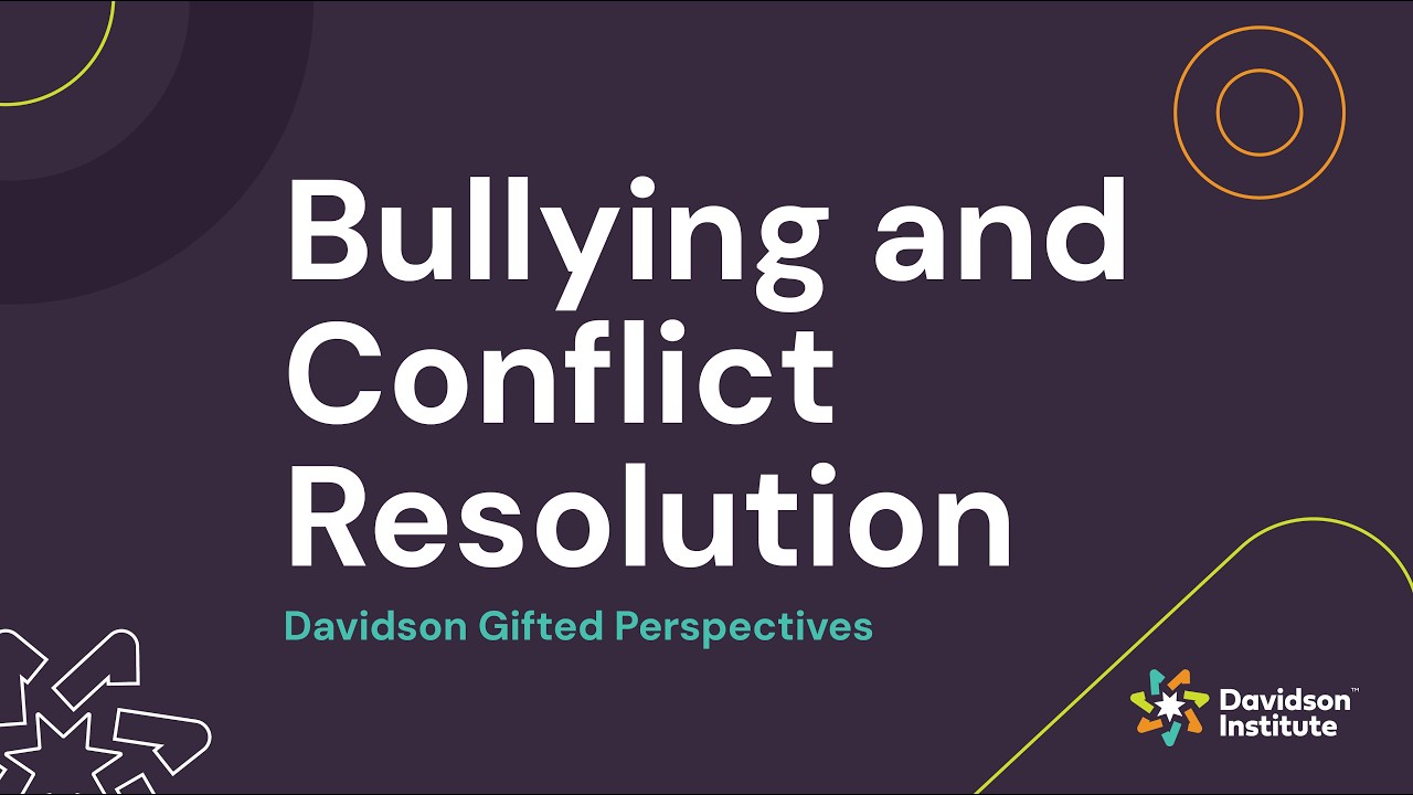 Bullying and Conflict Resolution - YouTube