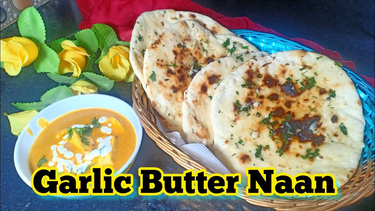 How to make perfect Garlic Butter Kulcha at home|Homemade garlic naan ...