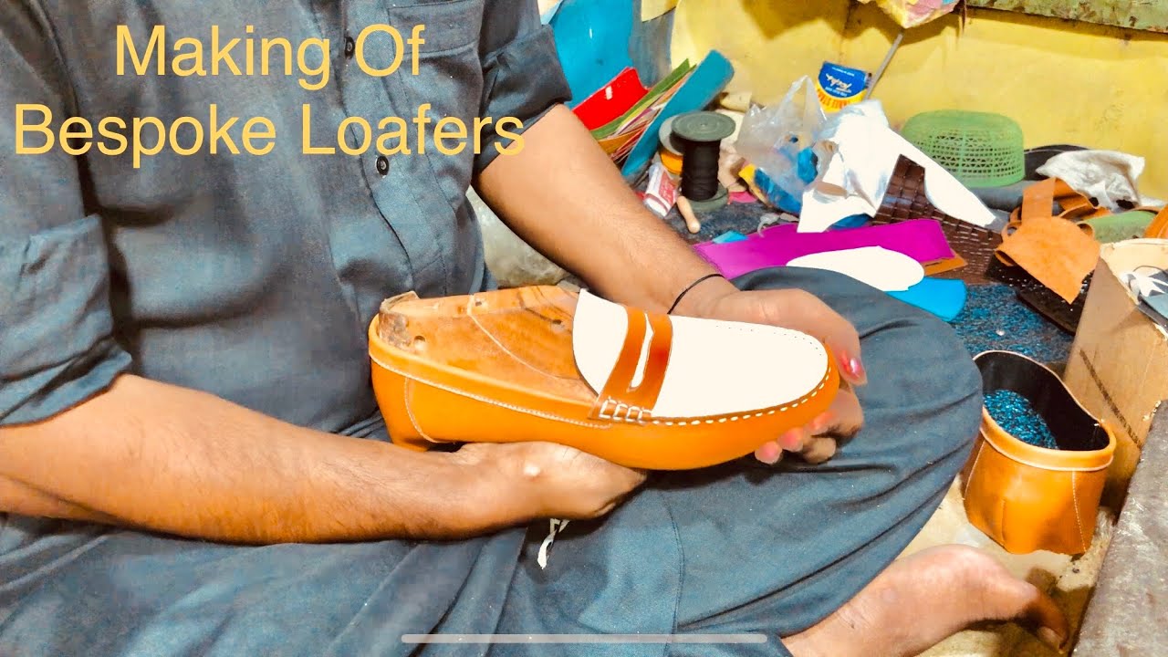 Handcrafted Two-Tone Leather Loafers for Men – Bespoke Luxury Made in ...