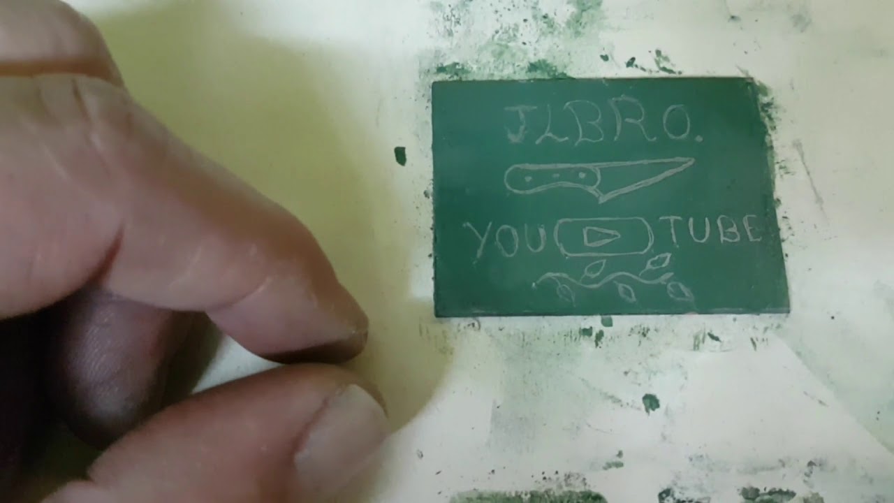 COMO GRABAR METAL CON ACIDO JLBRO. - YouTube