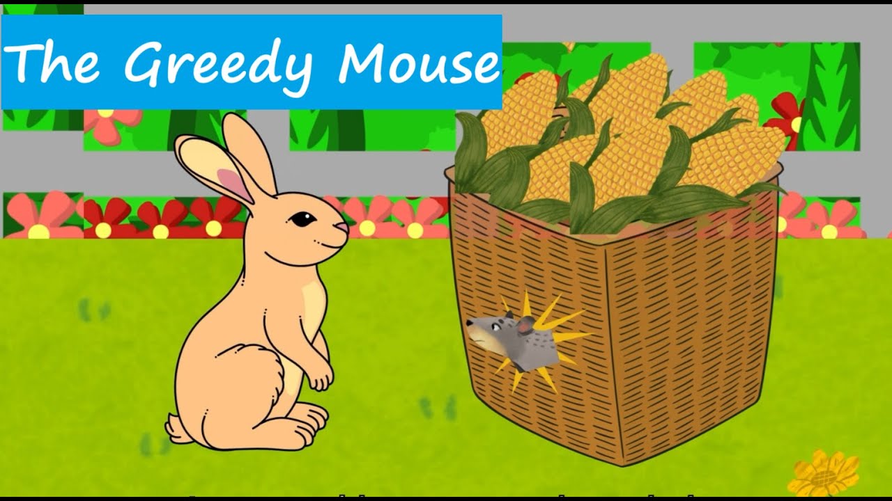 The Greedy Mouse story for kids | English story with subtitle | Moral ...