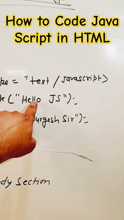 How To Code Java Script In Htmljavascipt Javascripttutorial Javascriptengineer Coding
