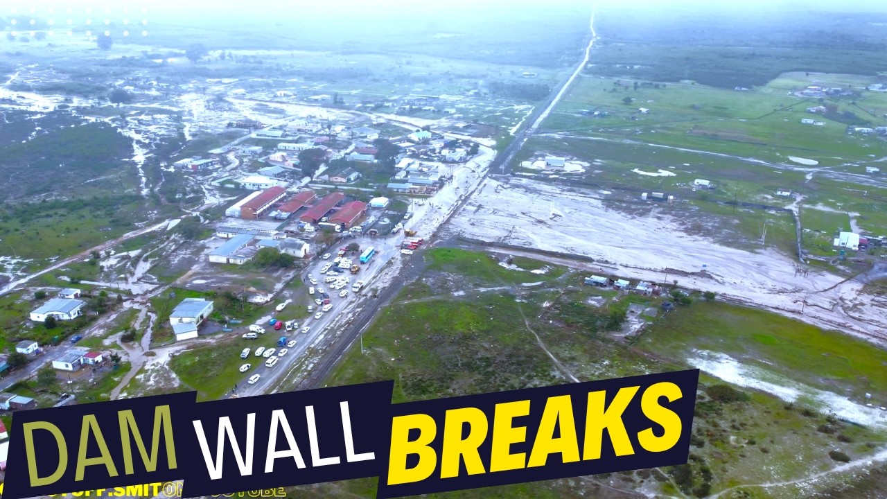 Dassenberg dam wall breaks in Cape Town, flooding Riverlands ...