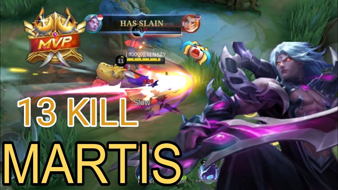 MOBILE LEGENDS | MARTIS | BUILD HIGH DAMAGE👑🔥 | 1 HIT BUILD!🔥 - YouTube