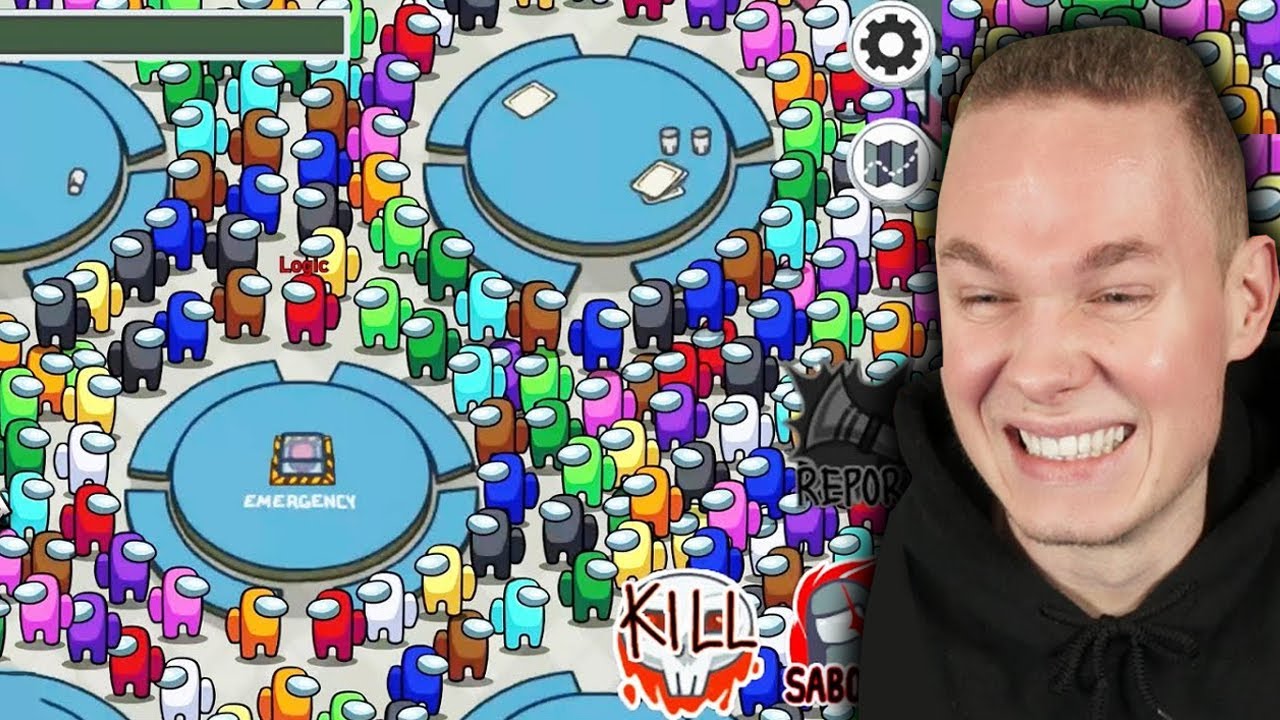 AMONG US mit 1000 SPIELERN?! - YouTube