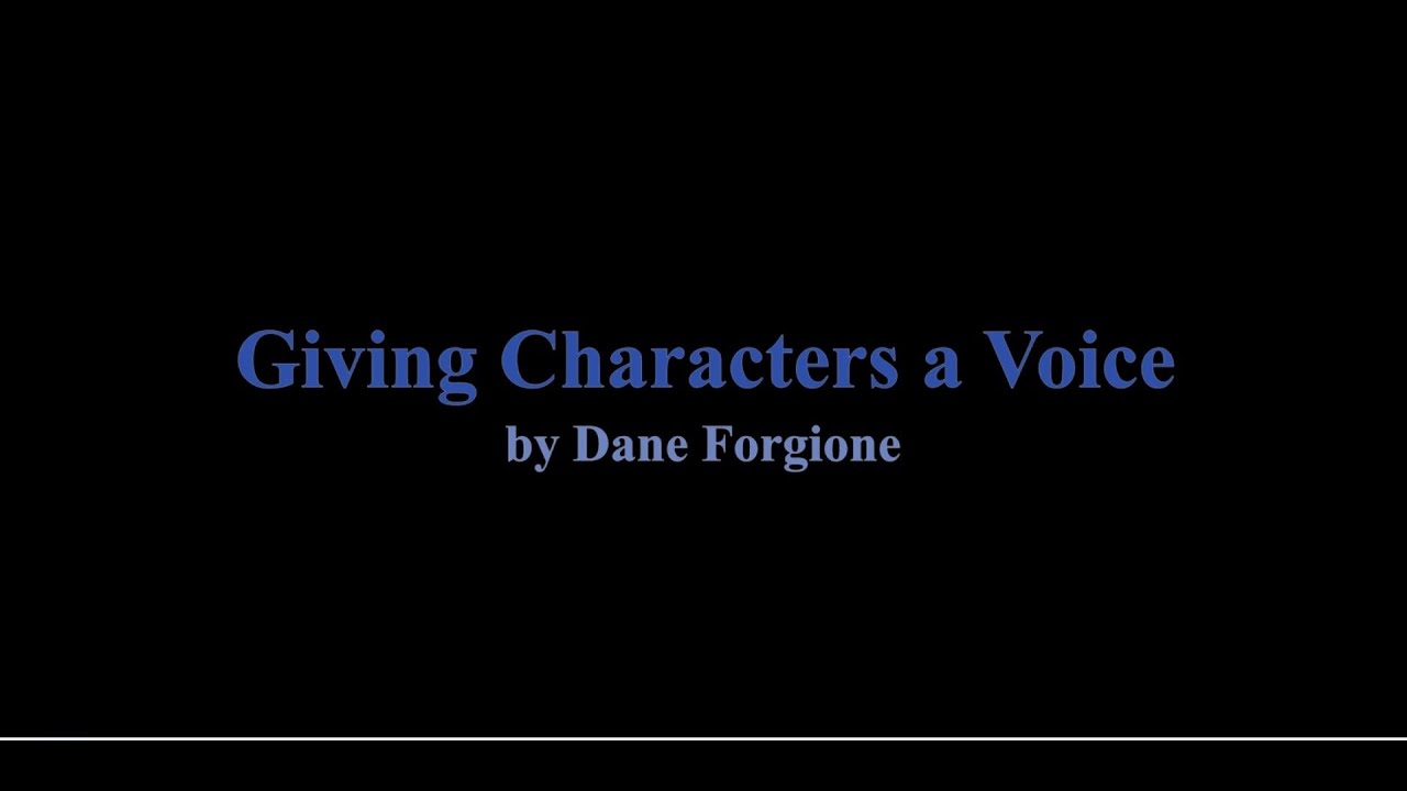 Giving Characters a Voice - YouTube
