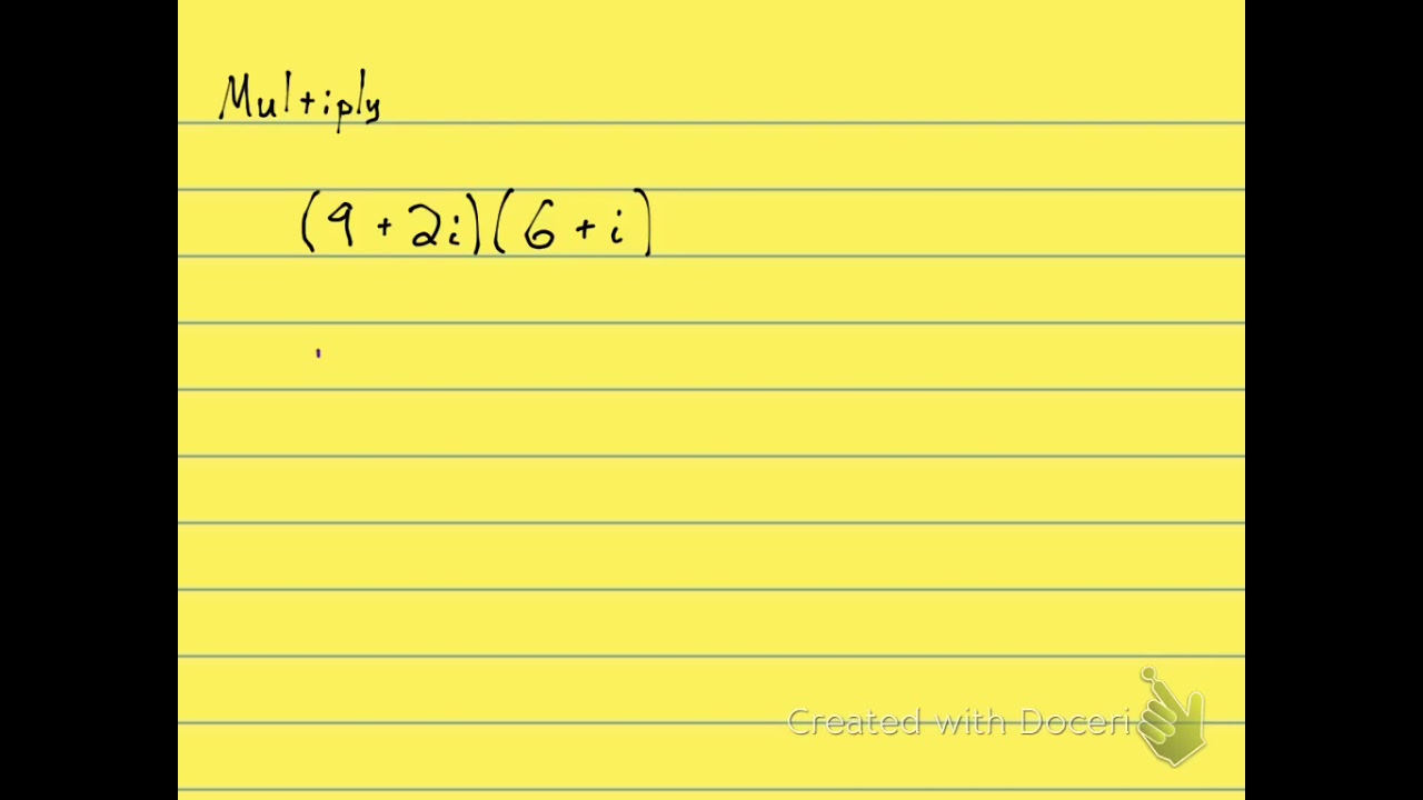 097 FER 32 Multiply Complex Numbers YouTube 097-fer-32-multiply-complex-numbers-youtube