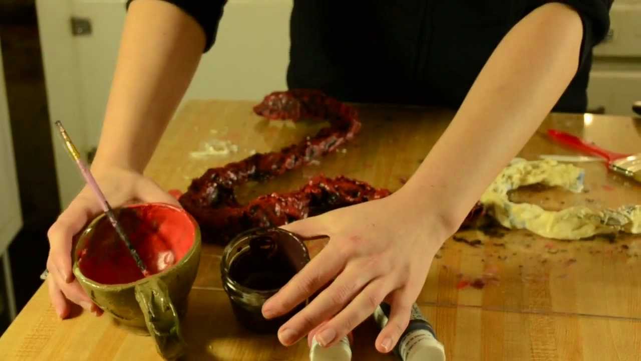 Making Fake Bloody Intestines - YouTube