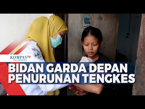 Bidan Garda Depan Penurunan Tengkes di Sumsel