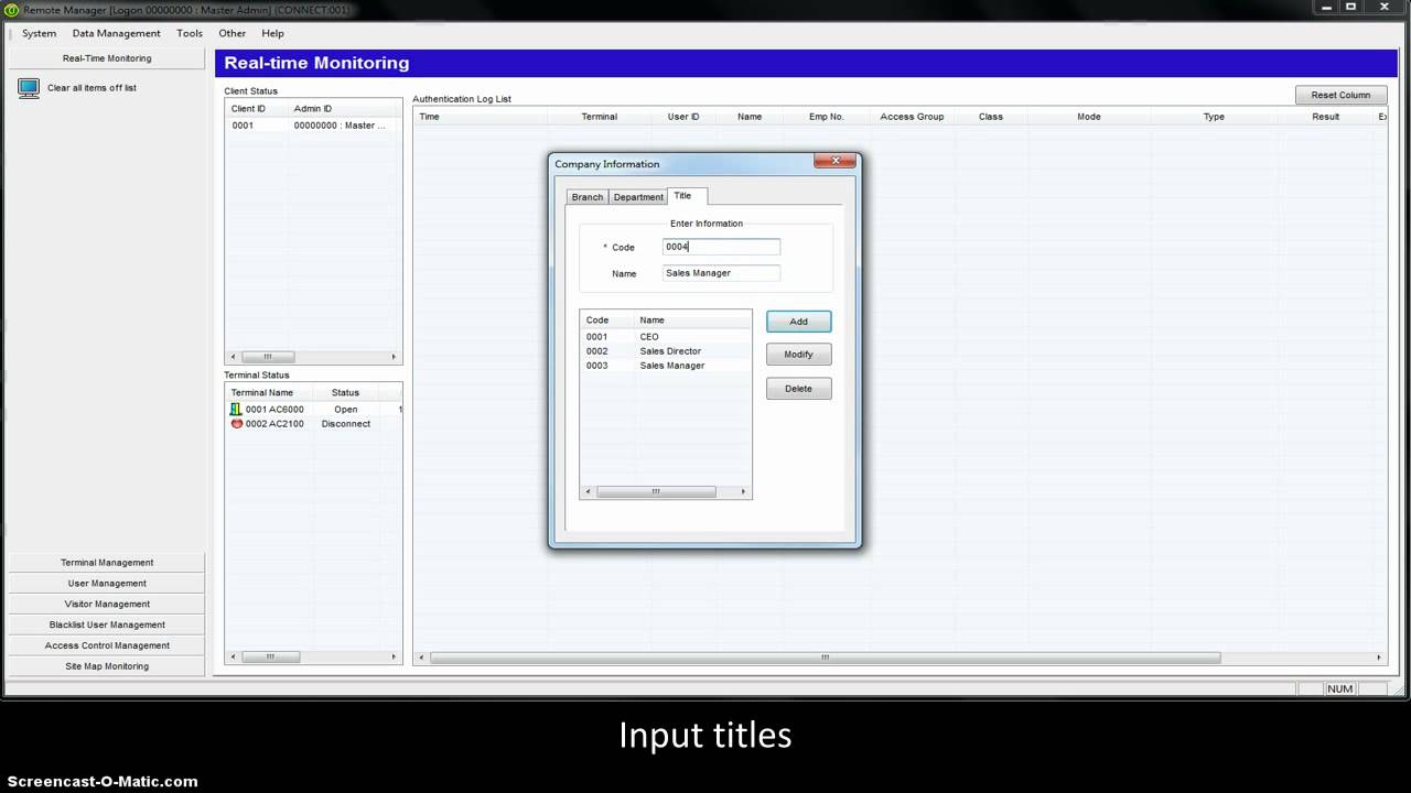Unis - User Management - YouTube