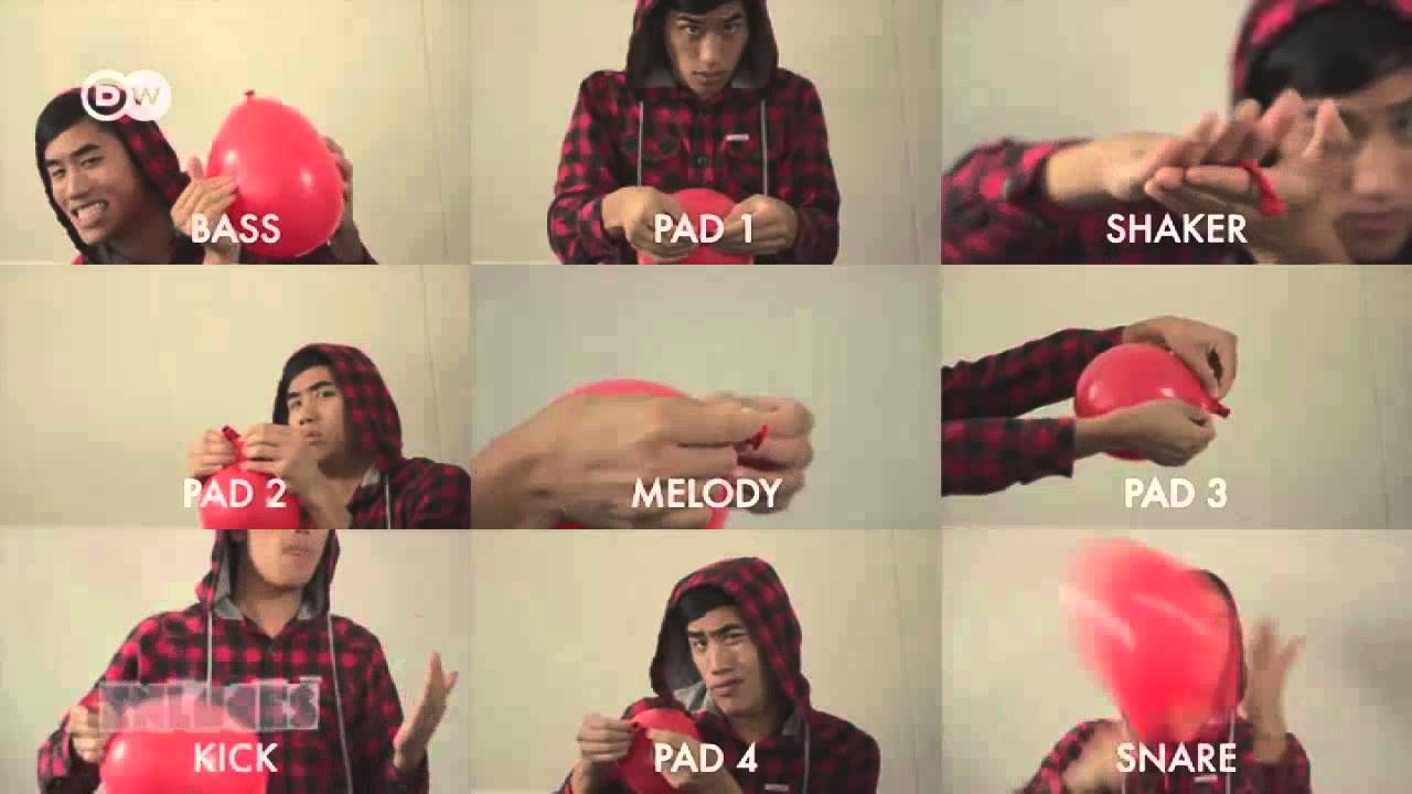 Famoso tema interpretado con cuatro globos | Enlaces - YouTube