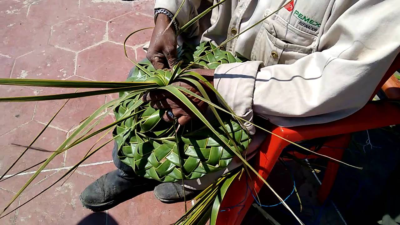 Sombrero hecho con Palma de coco - YouTube