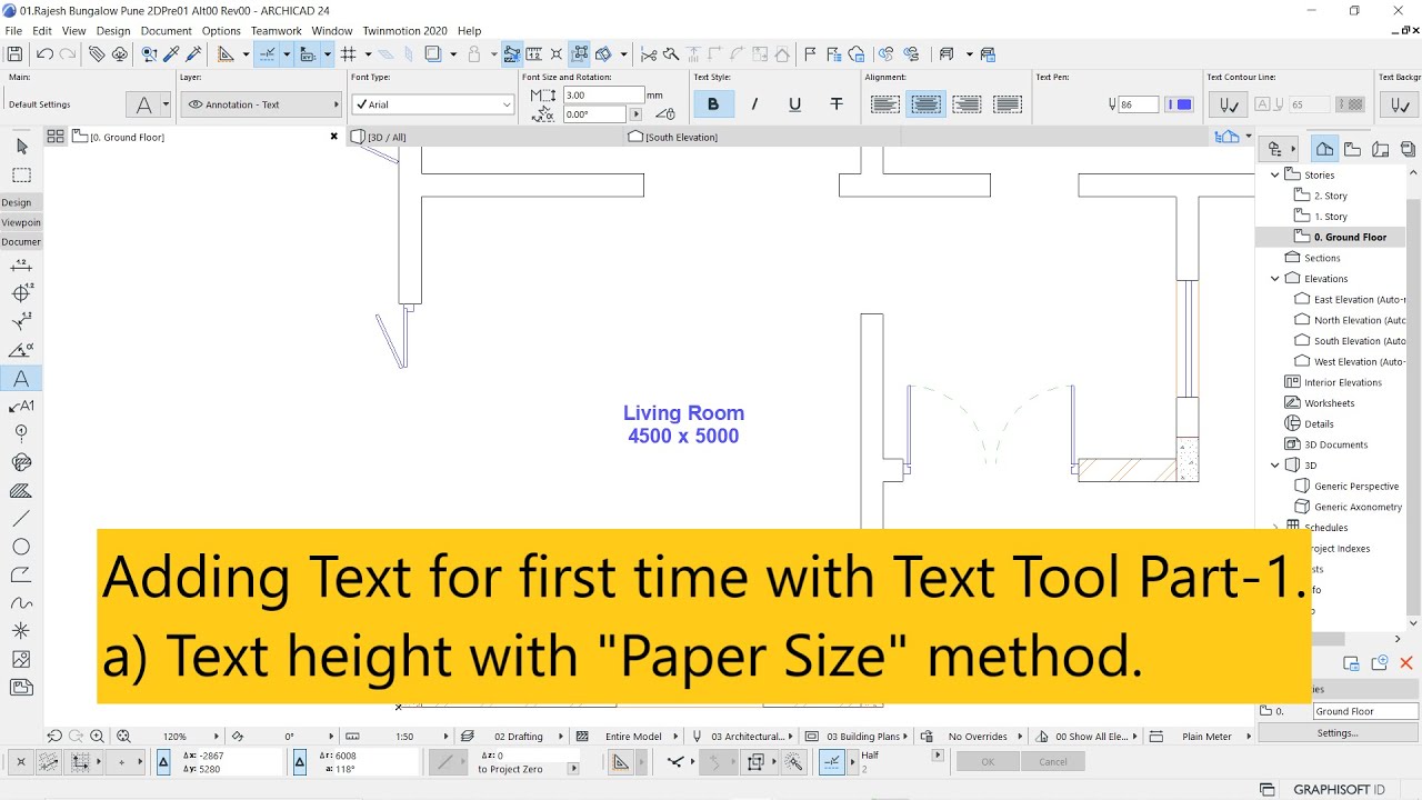 01 40 Using Text Tool Part 1 - YouTube