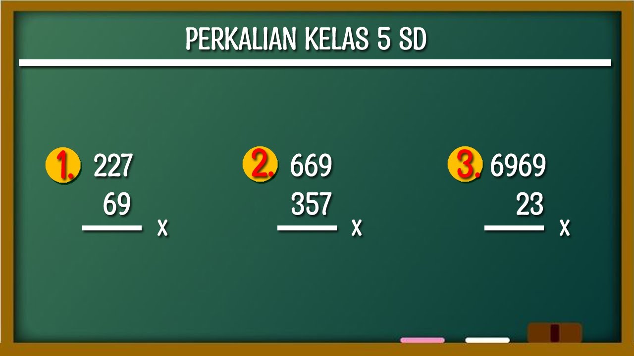 PERKALIAN KELAS 5 SD - YouTube