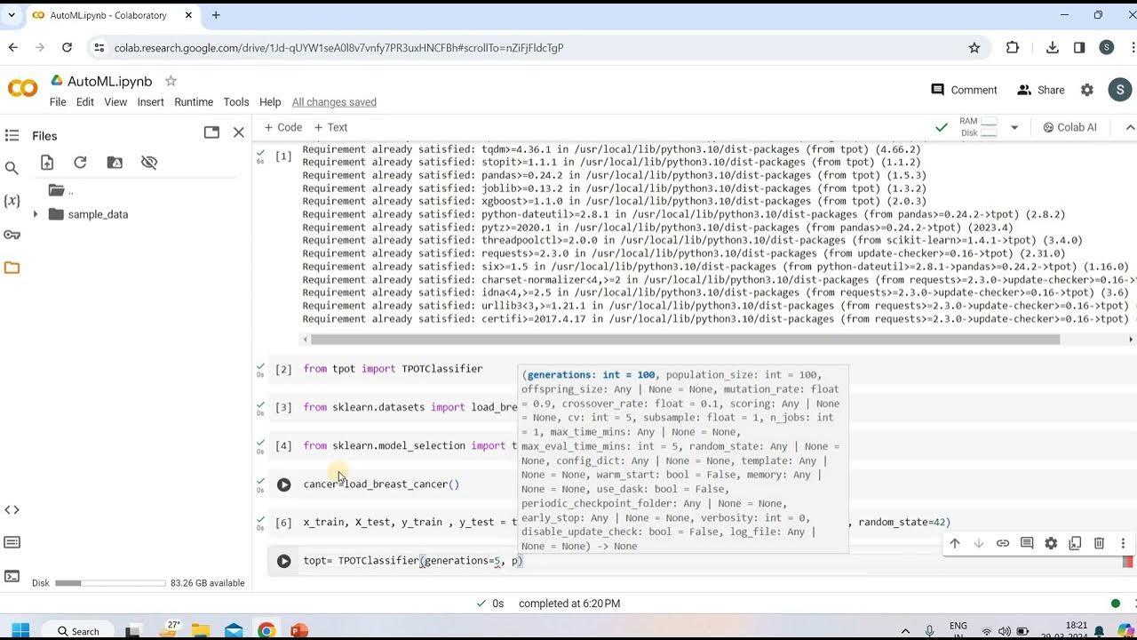 Machine Learning AutoML || Pipelines with TPOT in Python (Genetic Programming) - YouTube