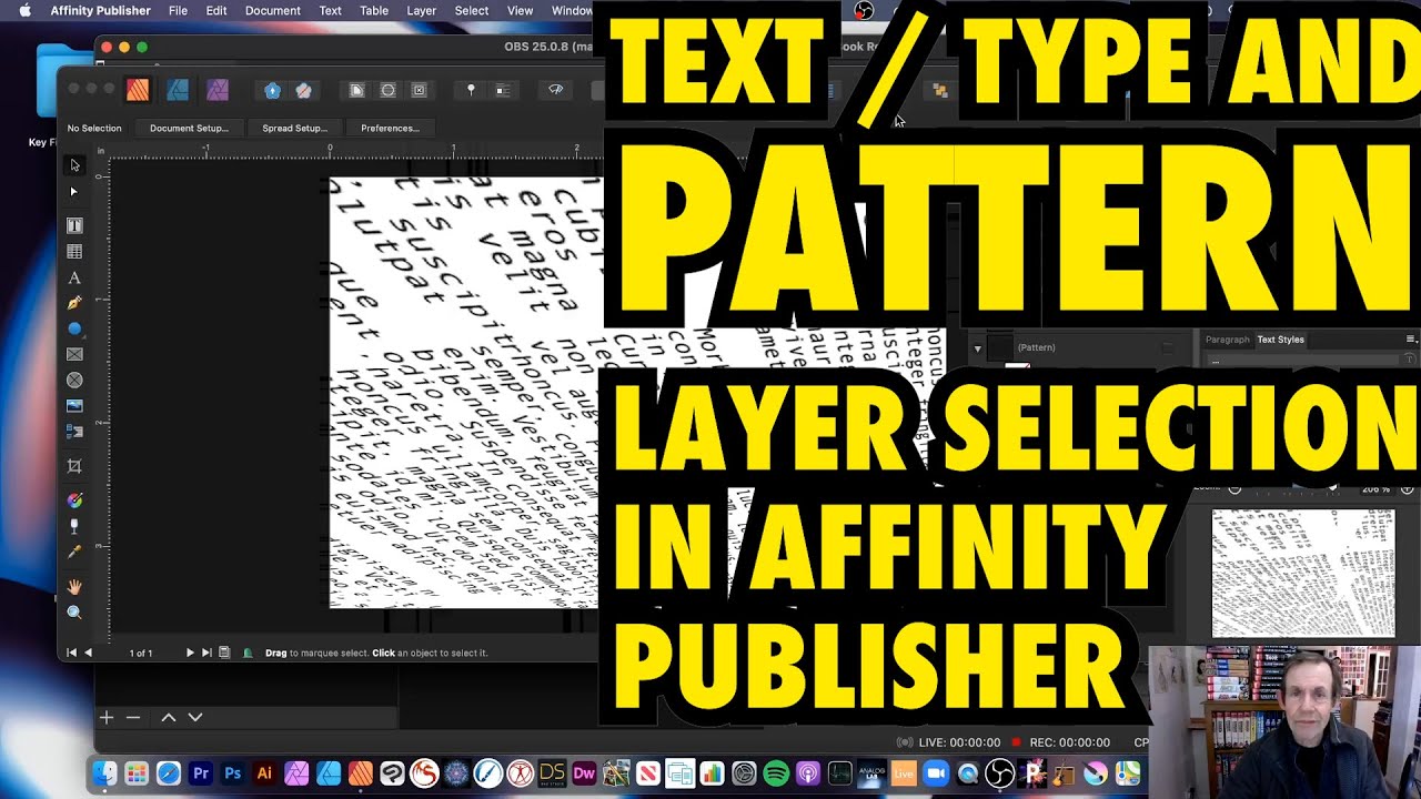 How To Use PATTERNS In Affinity Publisher & Photo - YouTube
