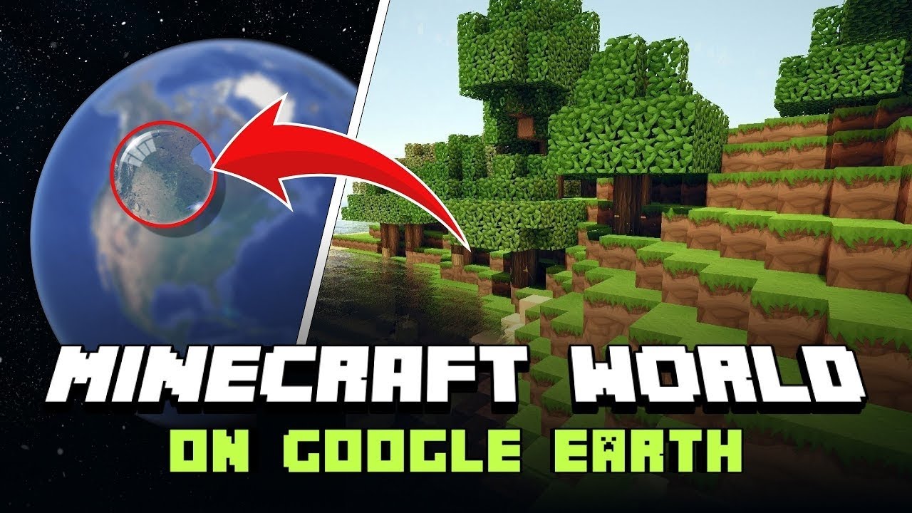 Hidden Minecraft World 🌳 on Google Earth 🌍 and Google Maps #googleearth ...