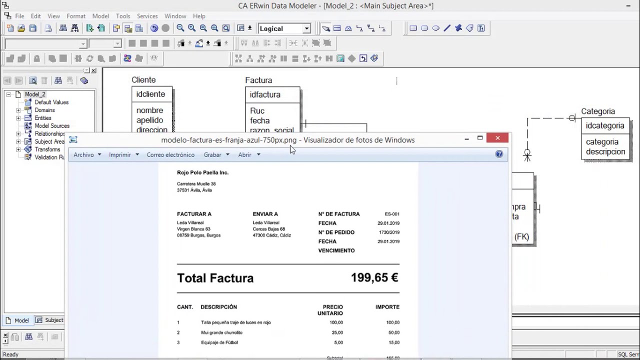 Modelamiento de base de datos Erwin - YouTube
