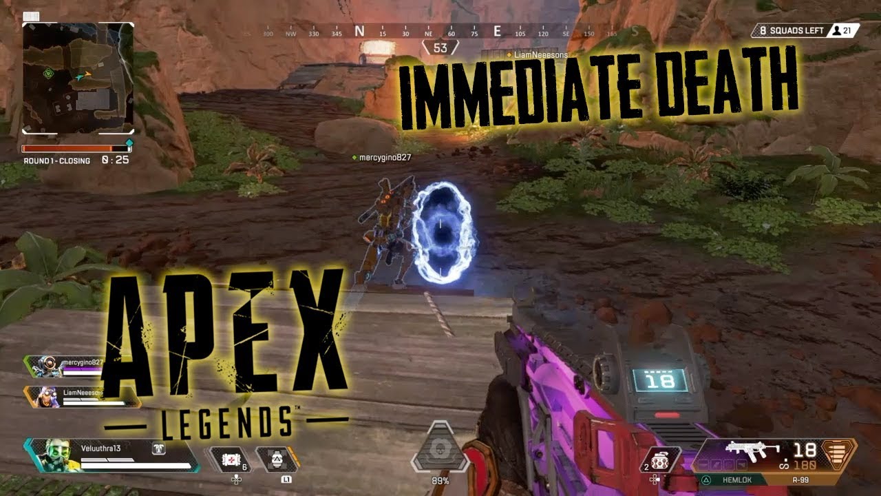 Immediate Death - Apex Legends - YouTube