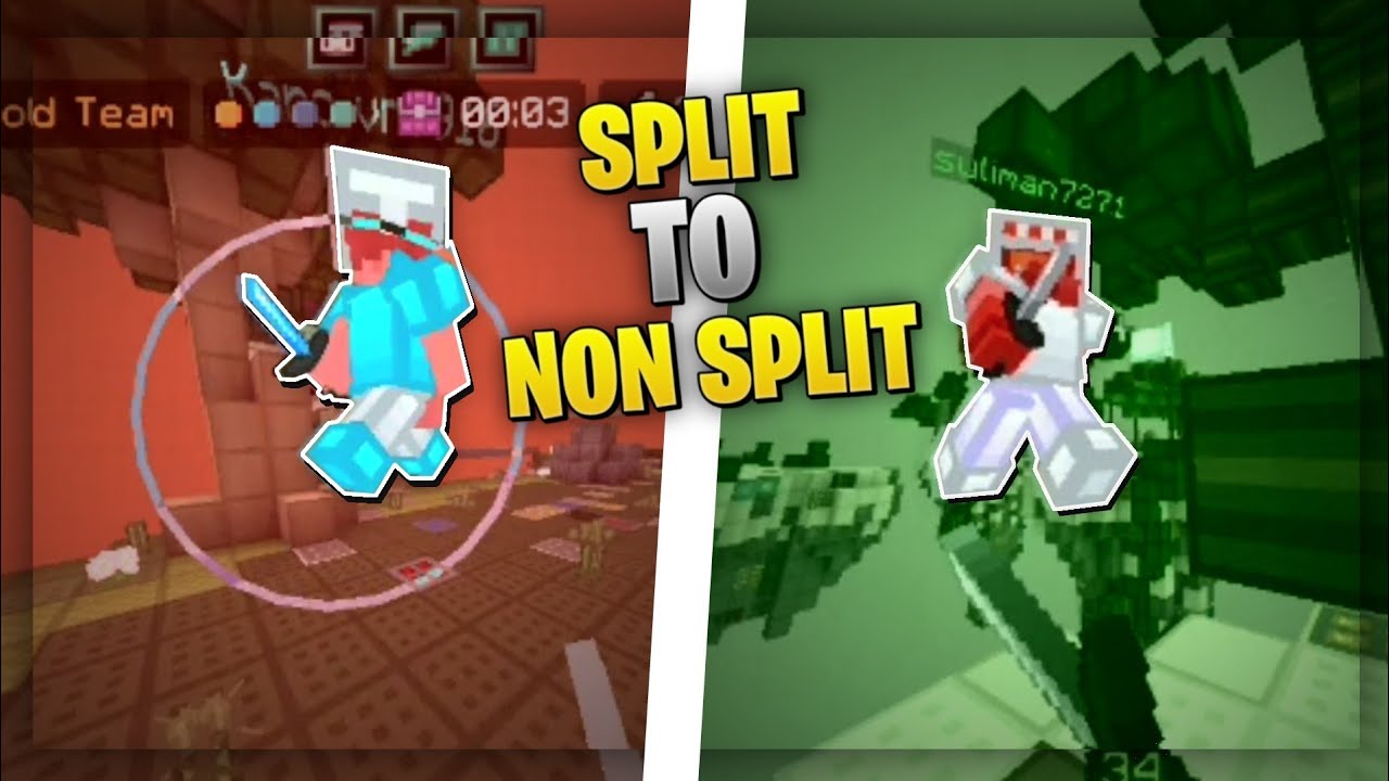 Split Control To Non Split Control Playing On Mobile In Minecraft ...