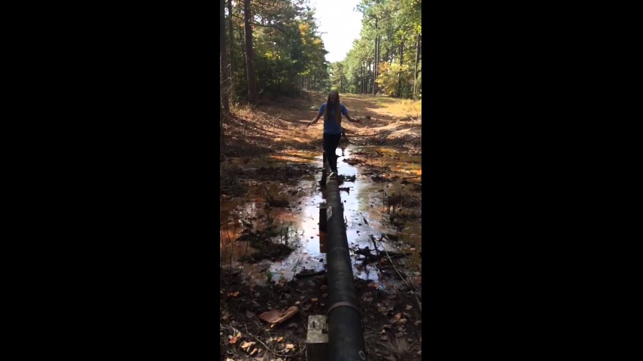 Girl falls in sewer fail - YouTube