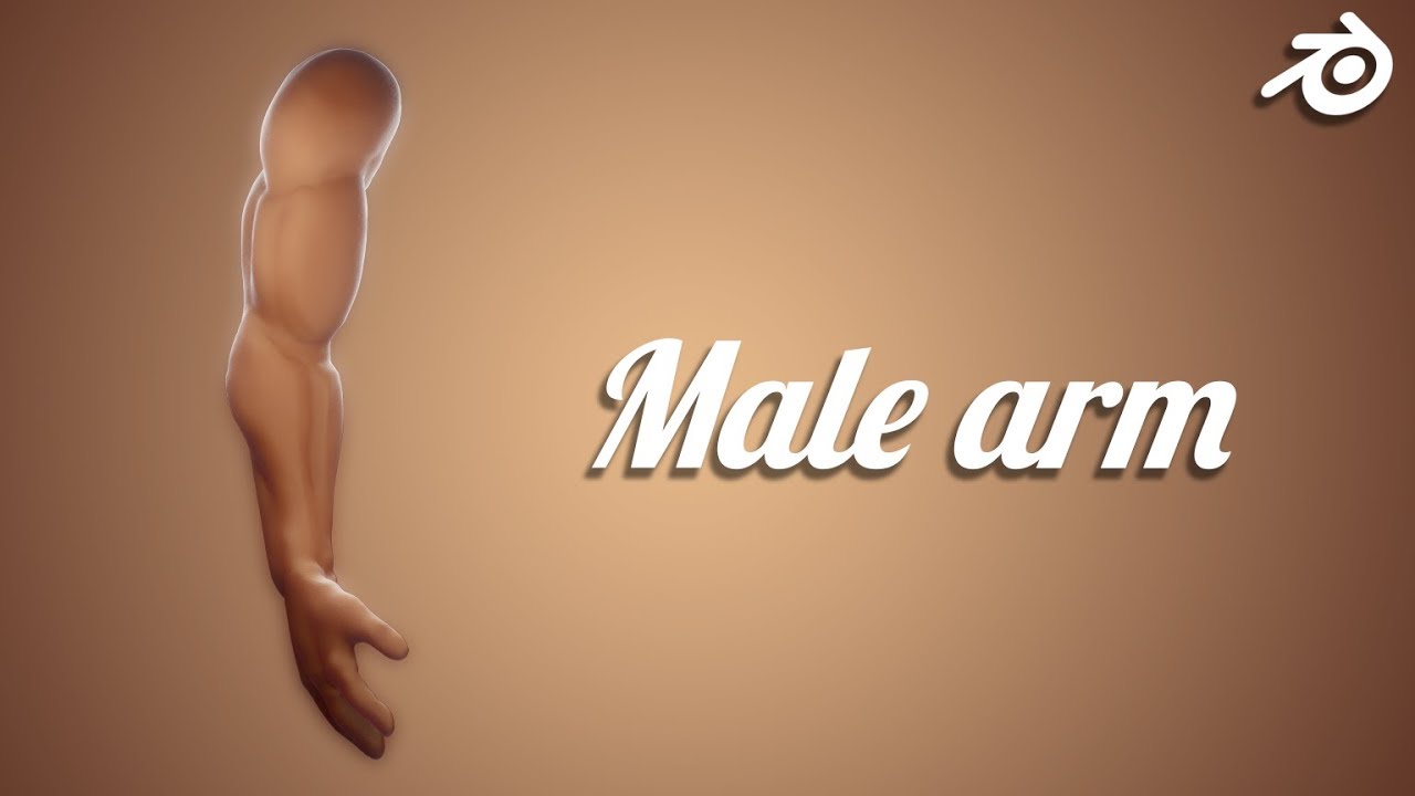 Stylized Male Arm | Daily SpeedSculpts in Blender (TL with Comments ...