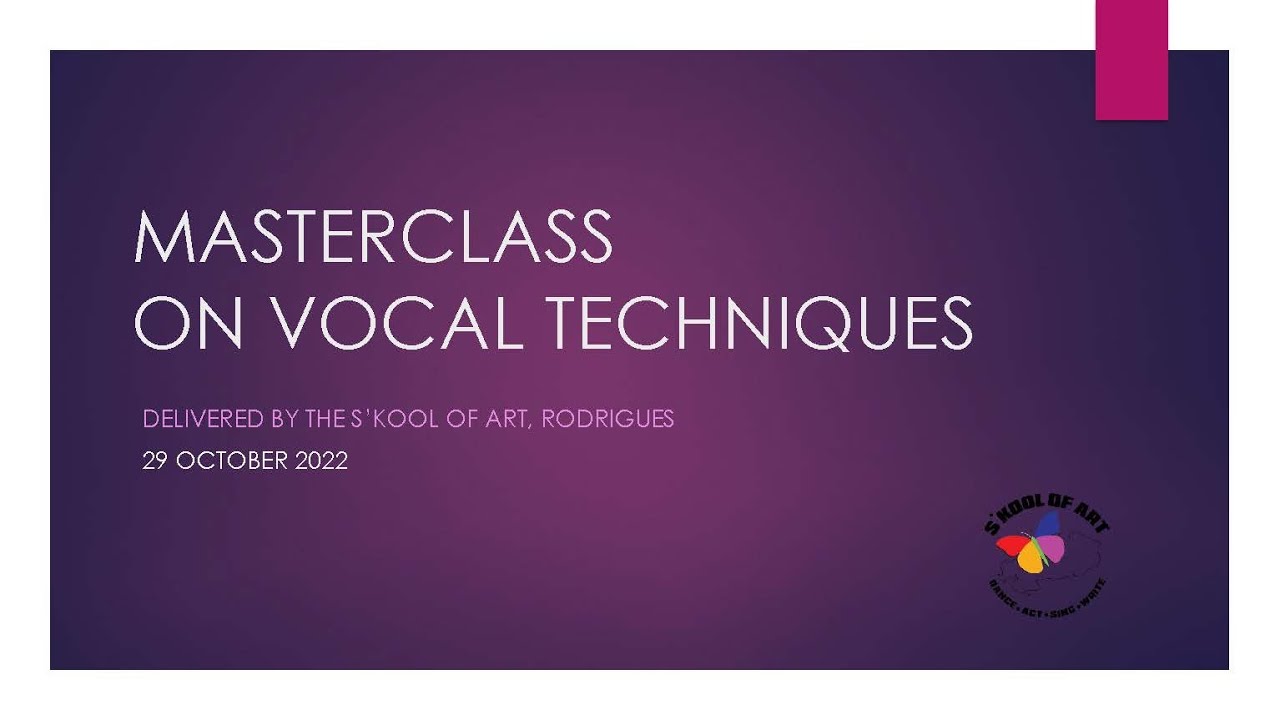 HIGHLIGHT - MASTERCLASS ON VOCAL TECHNIQUES BY SOA - YouTube