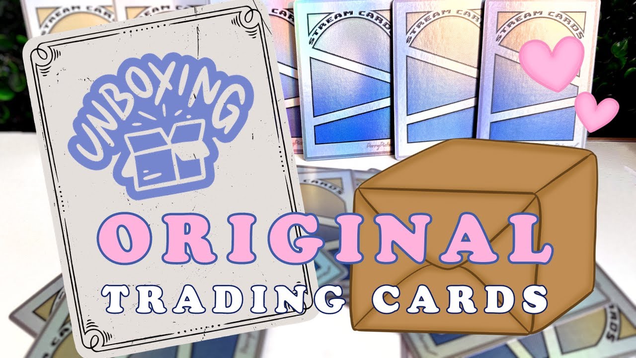 UNBOXING: Holographic Trading Cards | Custom TCG Pack Reveal! - YouTube