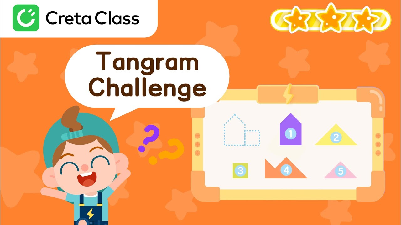 Tangram Challenge | Math Learning Video for Kids | Fun Math & Creta ...
