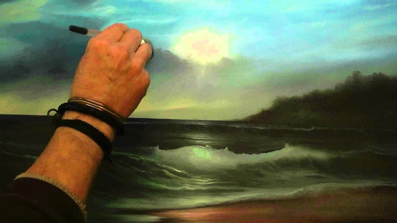 OIL PAINTING TUTORIAL DVD.VIEW FROM SEATON by Alan Kingwell - YouTube