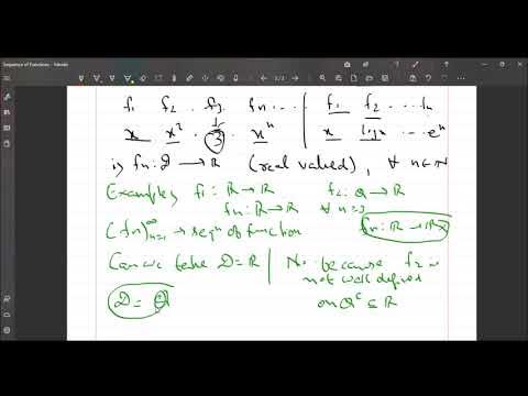 Demo Lecture | Sequence of Functions | Pointwise and Uniform Convergence - YouTube