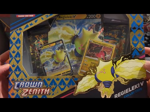 Opening Regieleki V Collection Box! Crown Zenith!! - YouTube