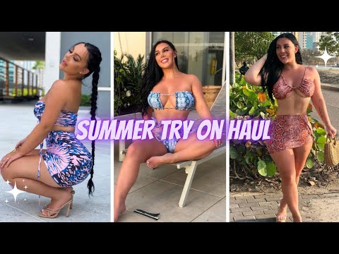 HUGE SUMMER TRY ON HAUL | SUMMER VACATION FASHION HAUL