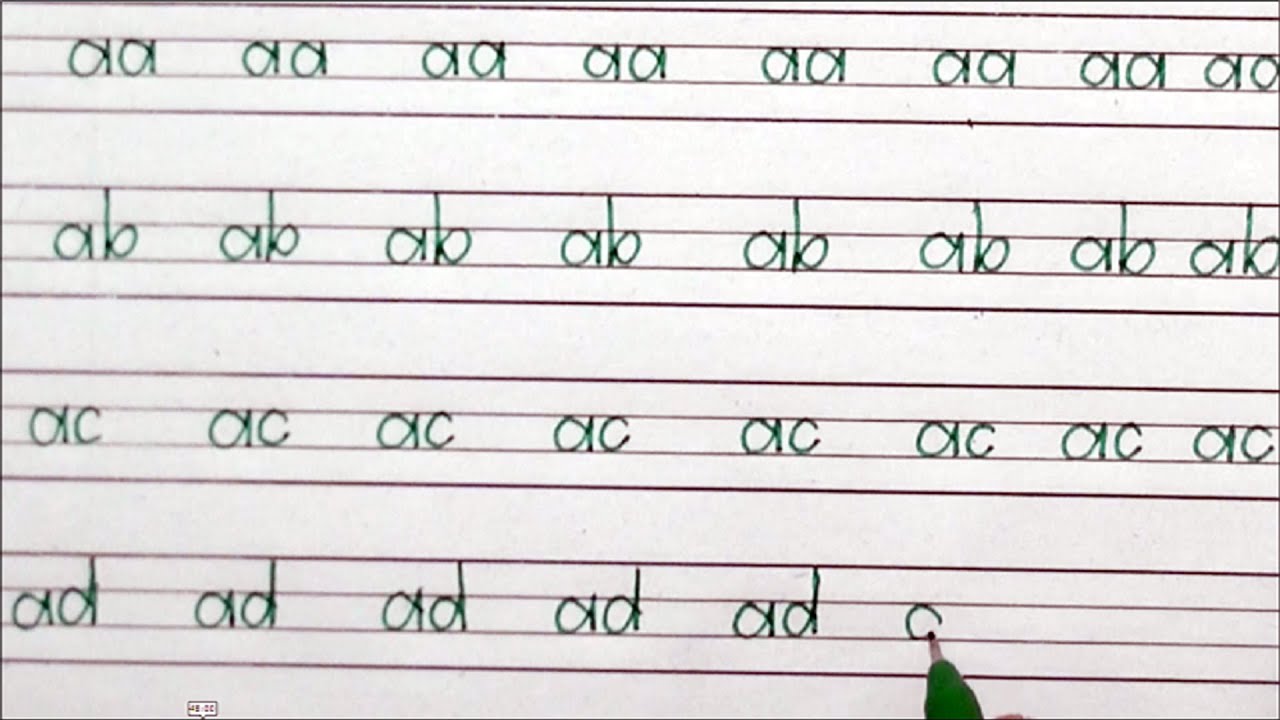 Lesson 6 ll Straight Handwriting ll pen pencil pointer ll lettering of ...