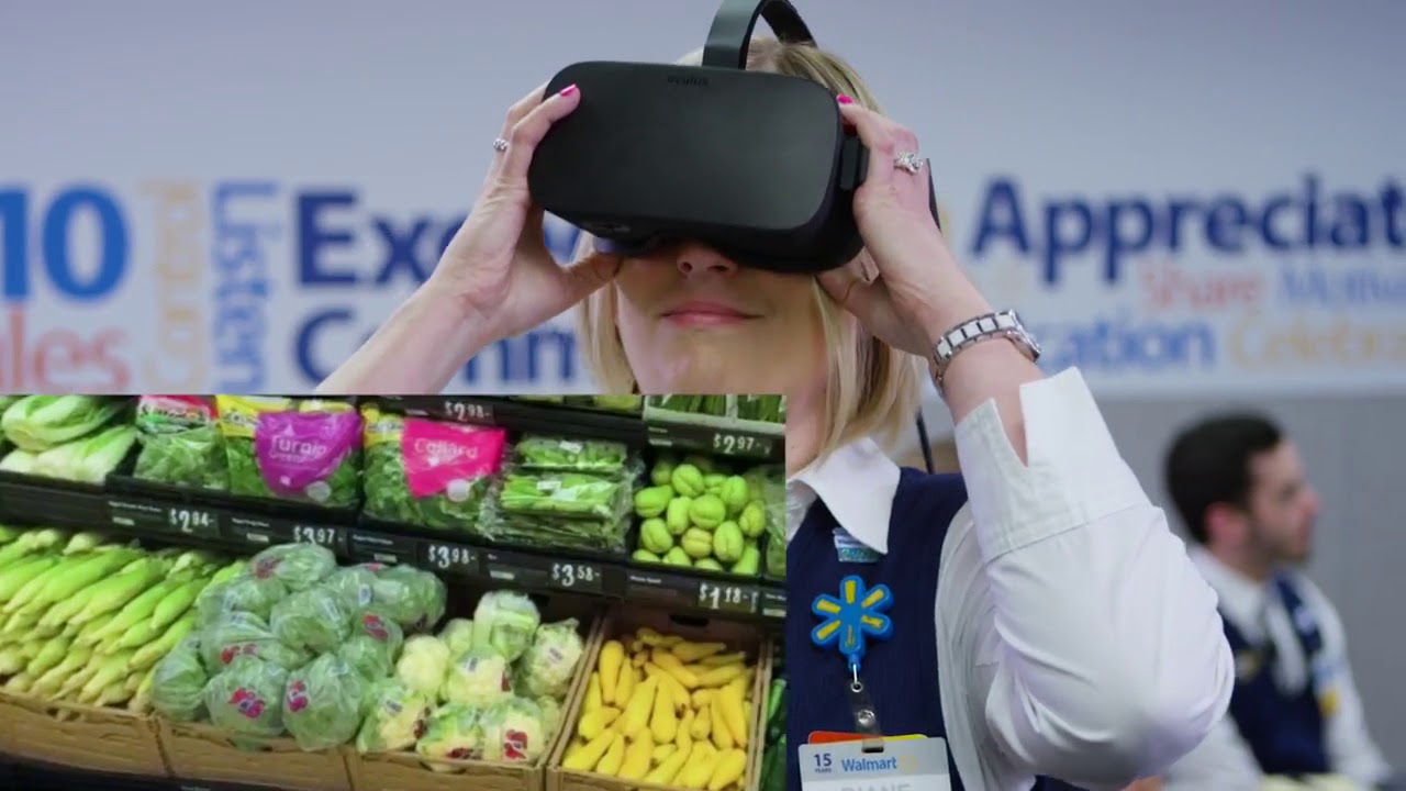 Walmart utilizza la Virtual Reality per la formazione - YouTube