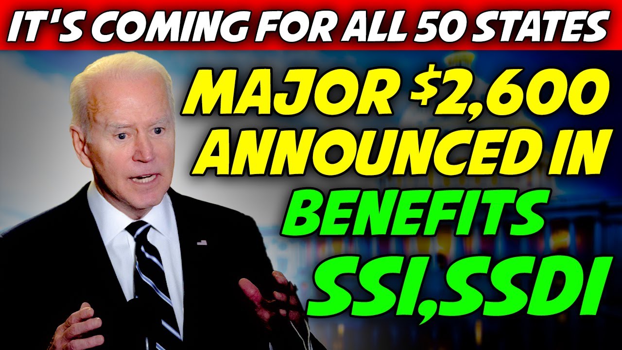 It’s Coming For All 50 States | Major Announced $2600 Announced In ...