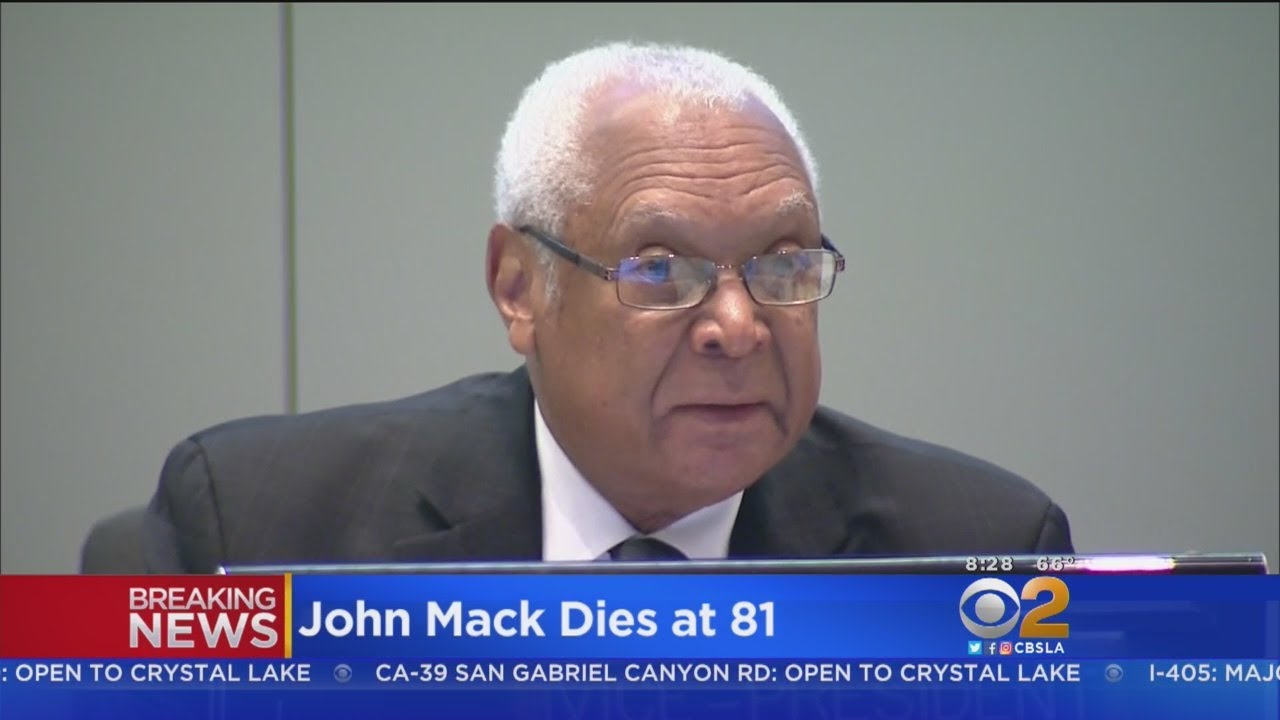 LA Civic Leader John Mack Dies At 81 - YouTube