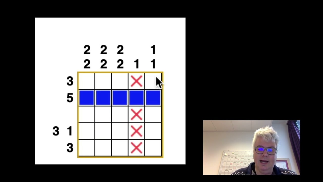 Hoe werkt een nonogram? - YouTube