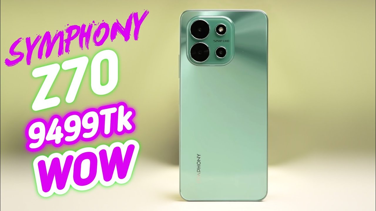 ১০ হাজার টাকার মধ্যে বেস্ট Symphony Z70 review in bangla - YouTube