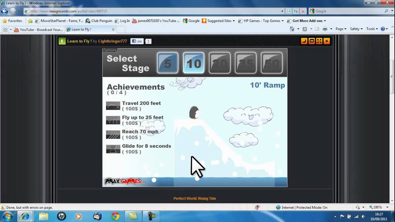 The Best Games On Newgrounds episode 4 Learn to Fly - YouTube