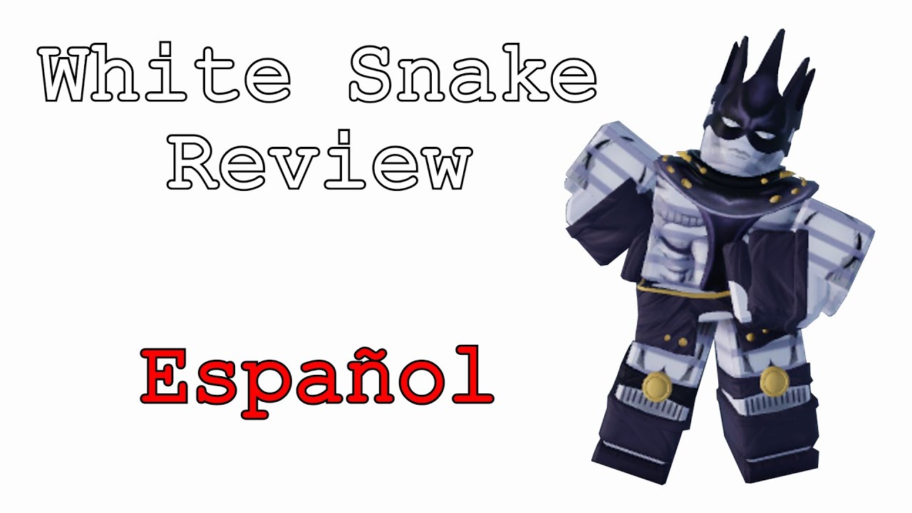 [YBA] White Snake Review - Español - YouTube
