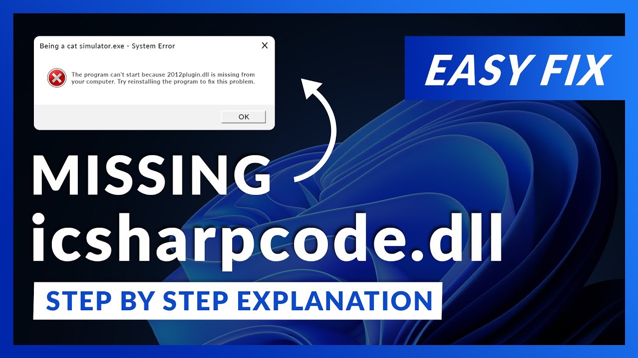 icsharpcode.dll Error Windows 11 | 2 Ways To FIX | 2021 - YouTube