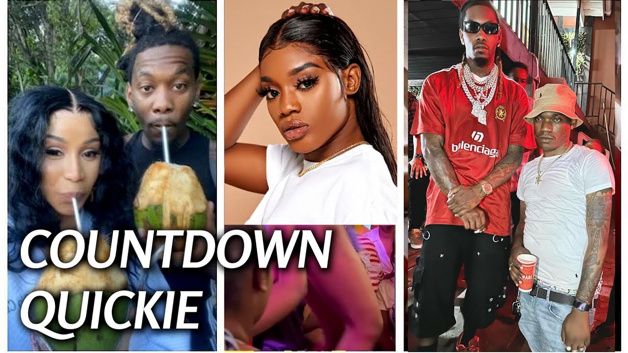 Valiant & Rebel Grab Cardi B & OffSet Attention In Jamaica | Countdown ...