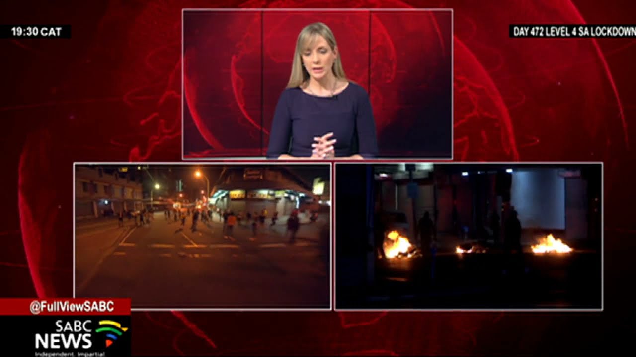 Update on KZN, Gauteng protests - YouTube